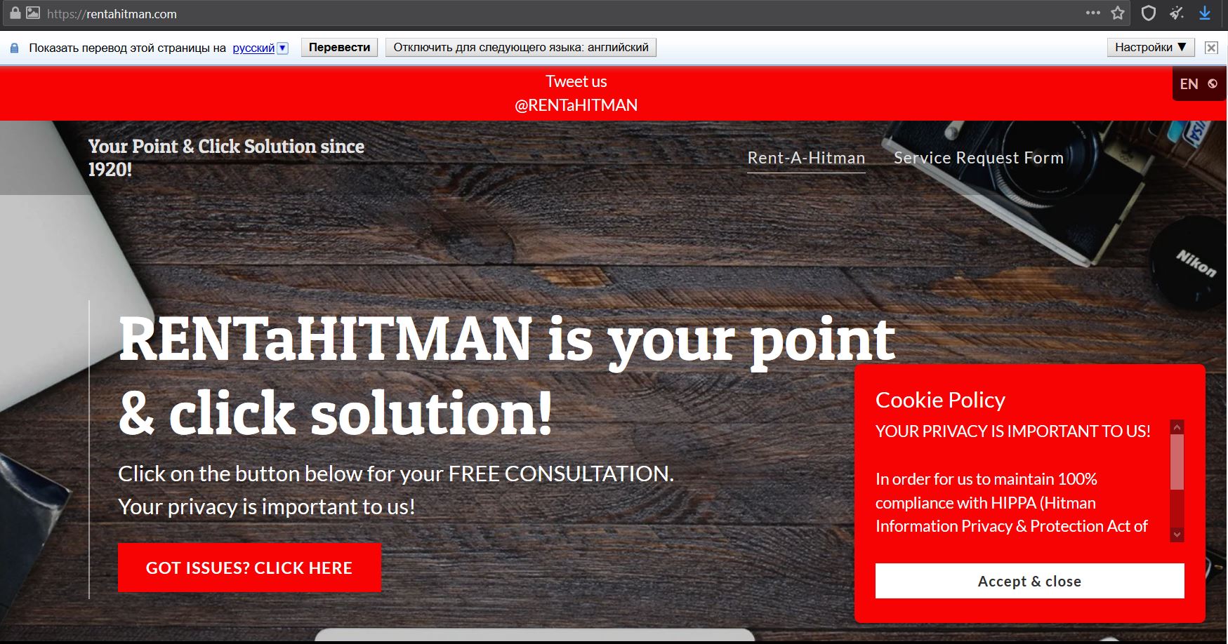 Hire a hitman | Hire a killer | Hitman services - Reviews about hitmans